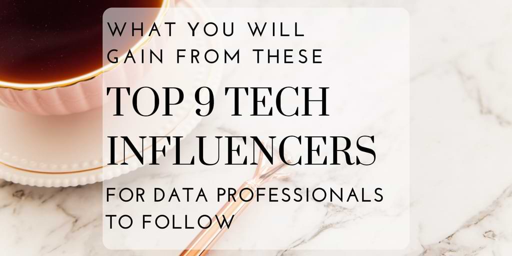 Top Tech Influencers for Data Professionals to Follow on Social